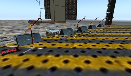 Second Life Marketplace - Concert Stage 2 (Dragon) Boxed
