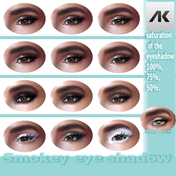 Second Life Marketplace - M&I AK Smokey eye shadow