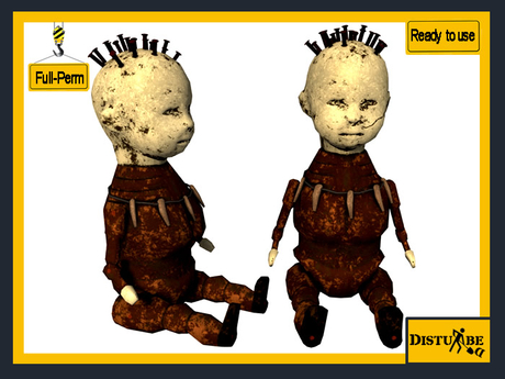 Second Life Marketplace - ::DisturbeD:: Horror Doll - FULL PERM MESH