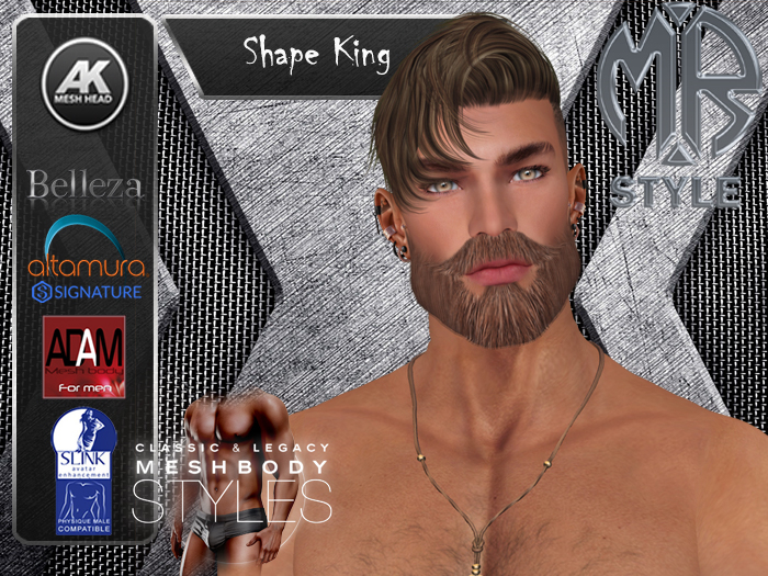 Second Life Marketplace - :: MR Style :: Shape King - [AK Advanced Men ...