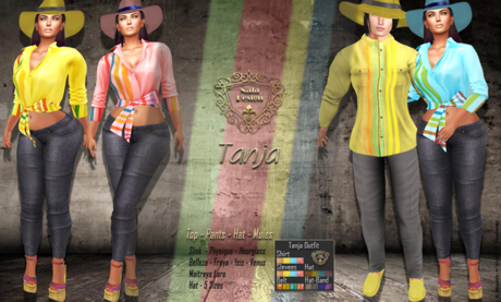 Second Life Marketplace - Nala Design Tanja Outfit - For All Mesh Bodies