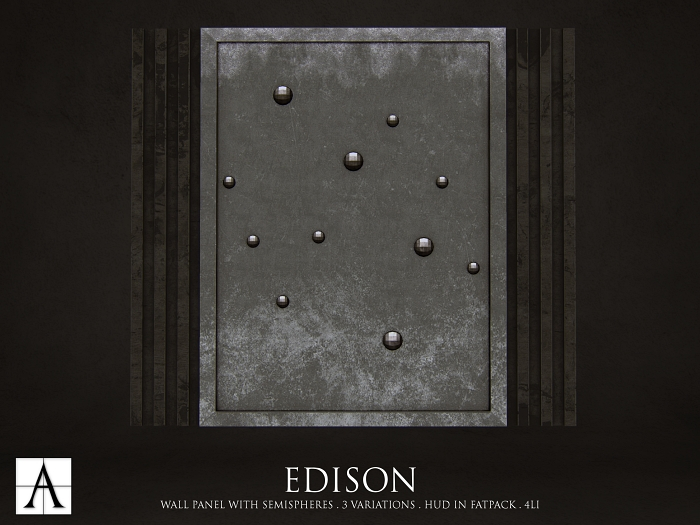 Second Life Marketplace - Architect. Edison Panel (grunge)