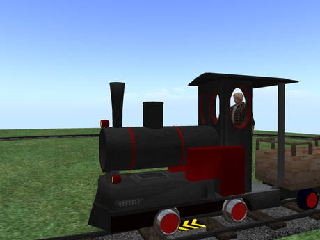 Second Life Marketplace - Ridable miniature railway - Auroro Locomotive ...