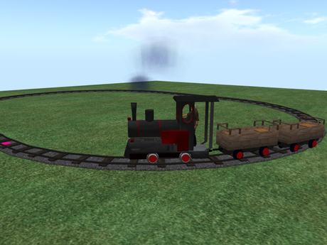Second Life Marketplace - Ridable miniature railway - Auroro Locomotive ...