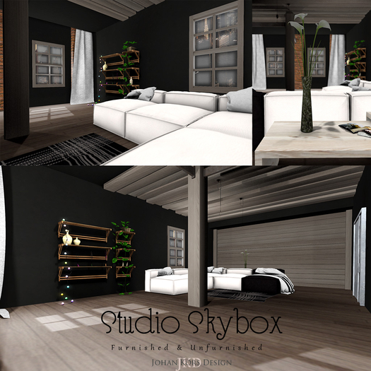 Second Life Marketplace - Skybox Studio Furnished & Unfurnished