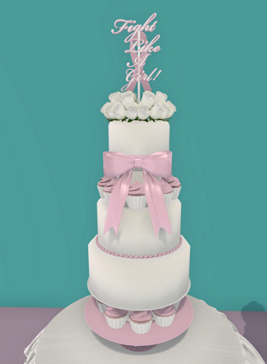 Second Life Marketplace - *KC* Fight Like A Girl! Cupcake Cake- (boxed)