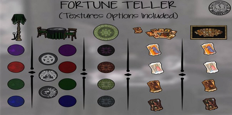 Second Life Marketplace - [IK] Fortune Teller - 03. Rug - COMMON (boxed)
