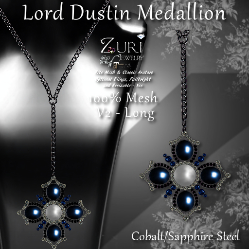 Second Life Marketplace - c. Zuri's Lord Dustin Mesh Medallion V2 ...