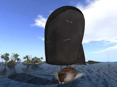 Second Life Marketplace - ME_Bandit 50/3 Texture Mod Sails Dark Canvas