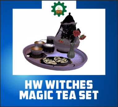 Second Life Marketplace - DFS HW WITCHES MAGIC TEA SET (texture)