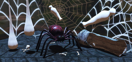 Second Life Marketplace - {XO} Full Perm - Spider Decorations