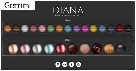 Second Life Marketplace - Gemini -Diana Leg Strings- (Add me)