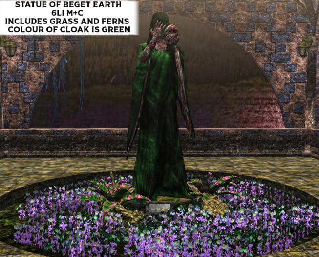 Second Life Marketplace - !_!ND Statue of Beget Earth Fantasy