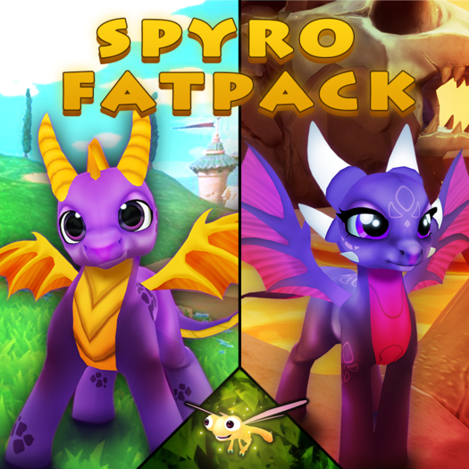 Second Life Marketplace - Magik Pony Spyro and Cynder MOD FATPACK