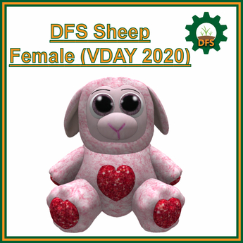 Second Life Marketplace - DFS Sheep - Female (VDAY 2020) (Texture)