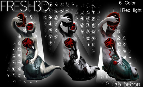 Second Life Marketplace - Fresh3D Faceless Skull Princess