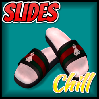 Second Life Marketplace - .::SLIDES::. Chill Black - Mens