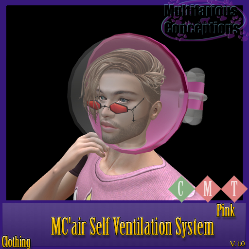 Second Life Marketplace - [MC] MC'air Self Ventilation System PNK [wear ...