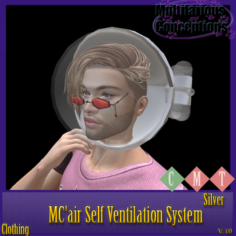 Second Life Marketplace - [MC] MC'air Self Ventilation System slvr ...