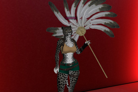 Second Life Marketplace - Feather Staff Flexi in Hand