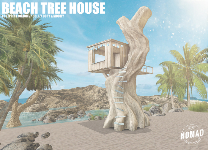 Second Life Marketplace - NOMAD // BEACH TREE HOUSE
