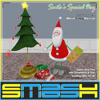 Second Life Marketplace - SMASH - Santa's Special Day (X-mas Scene)