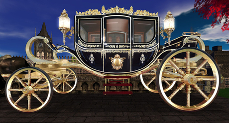 Second Life Marketplace - British Royal Carriage Drivable Pack 7.01