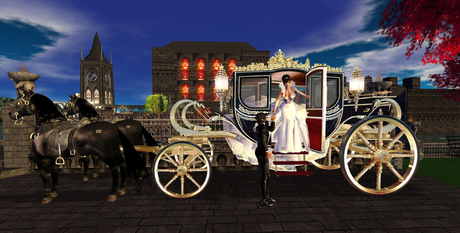 Second Life Marketplace - British Royal Carriage Drivable Pack 7.01