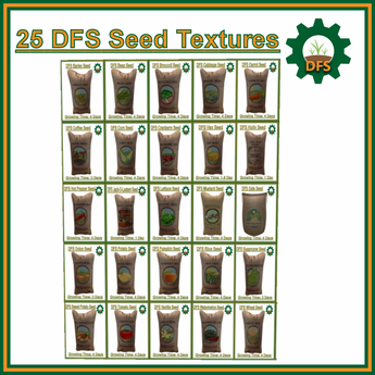 Second Life Marketplace - Set of 25 DFS Seed Textures