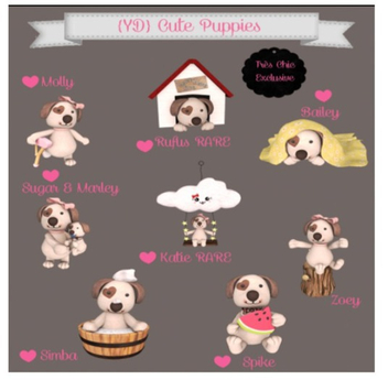 Second Life Marketplace - {YD} Cute Puppies - Simba 2
