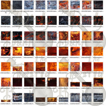 Second Life Marketplace - Burn (79 Textures) - Embers, Smoldering, Char ...