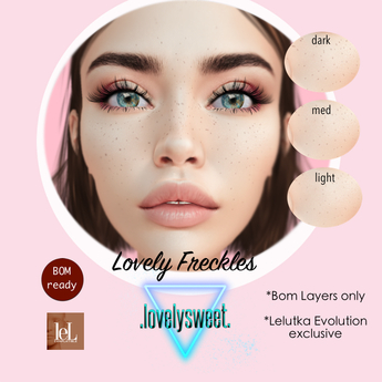 Second Life Marketplace - .lovelysweet. Lovely Freckles BOM