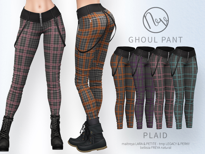 Second Life Marketplace - neve pant - ghoul plaid