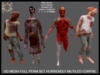 Second Life Marketplace - GD MESH FULL PERM SET HORRENDLY MUTILED CORPSE