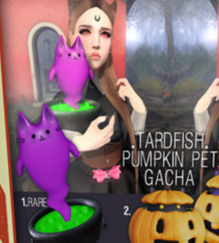 Second Life Marketplace - .Tardfish. 1. Cauldron Pet - Rare Boxed