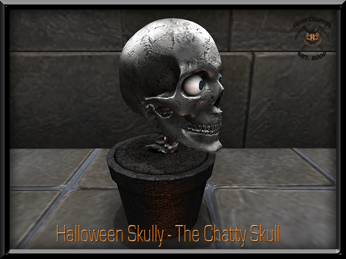 Second Life Marketplace - HALLOWEEN SKULLY - THE CHATTY SKULL