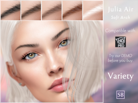 Second Life Marketplace - Eyebrows, Catwa HDPRO: JuliaAir.SoftArch.Variety