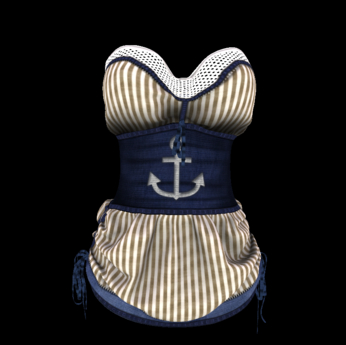 Second Life Marketplace - Altamura - Dress - sailor -Sand