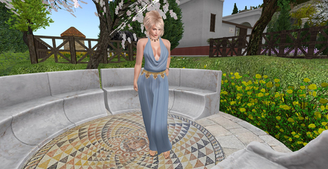 Second Life Marketplace - Livia Dress - Sky Blue
