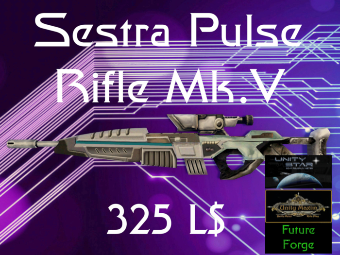 Second Life Marketplace - [FutureForge] Sestra SPD Pulse Rifle Mk.V ...