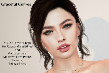 Second Life Marketplace - *Graceful Curves* Tanya Shape - Catwa ...