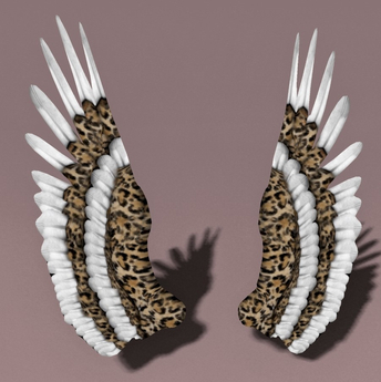 Second Life Marketplace - Valkyrie Designed Leopard Centaur Wing ...