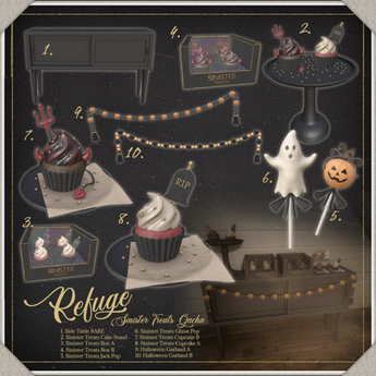 Second Life Marketplace - 1. Refuge - Side Table RARE
