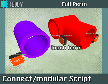 Second Life Marketplace - [TEDDY] Self Docking/Connect/Modular Script