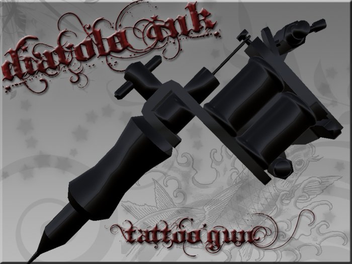 Second Life Marketplace - * Diavolo Ink * Tattoo'Gun with Full Permissions