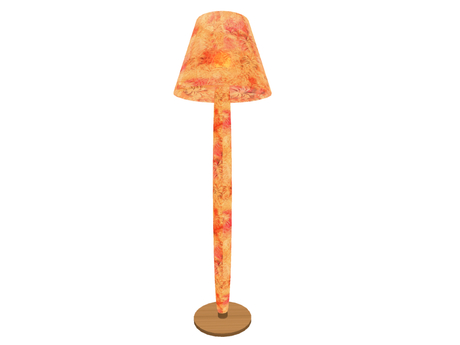 Second Life Marketplace - Decorator Touch lamp set-Pleated shade-Mauve ...