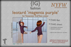 Second Life Marketplace - {IG} fashion leotards TWE+ - magenta_purple ...