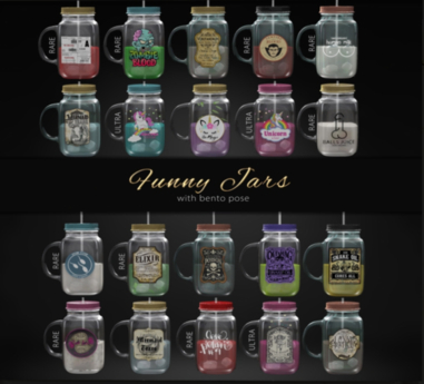 Second Life Marketplace - [Avenge] Funny jar - Poison