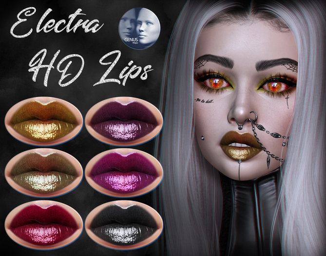 Second Life Marketplace - -bus- Electra HD Lips V1 {GENUS }