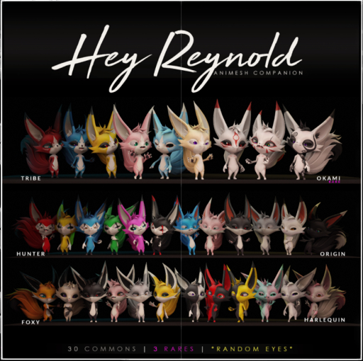 Second Life Marketplace - HORNTAIL - [HUNTER-RED] Reynold Companion